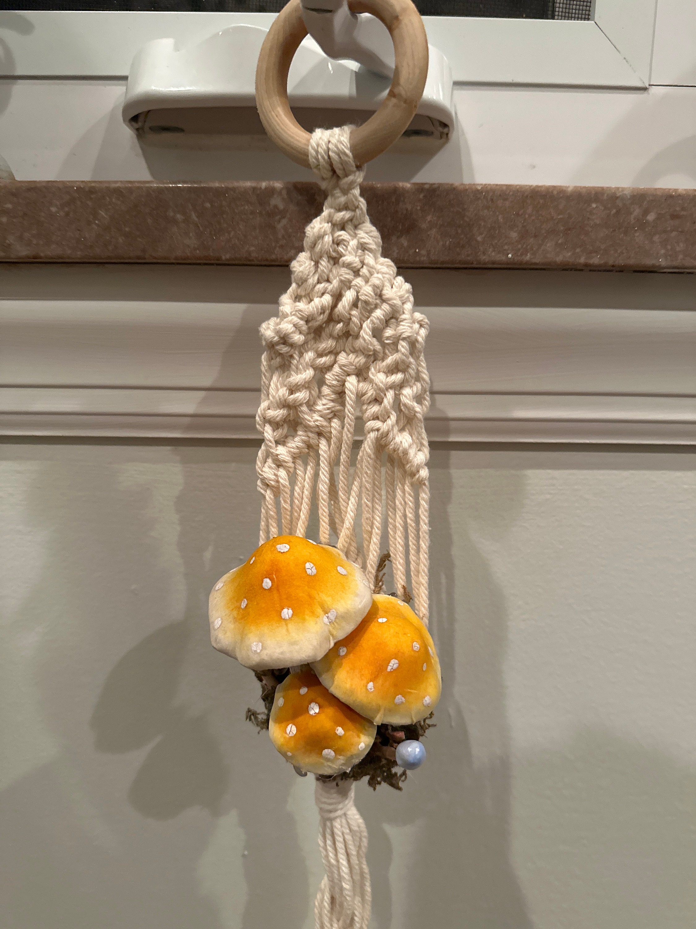 Mushroom Macrame Wall Hanging - Etsy