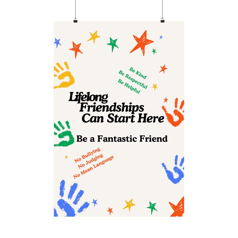 Classroom Poster/ Elementary School Classrooms Décor/ Positive ...
