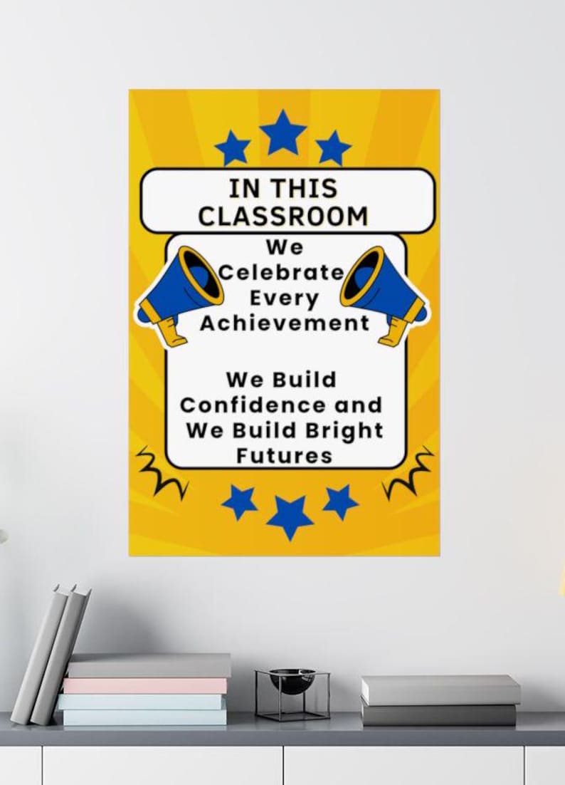 Classroom Poster/ Elementary School Classrooms Décor/ Positive ...