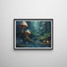 Magical Forest 'toadstool Twilight' Wall Art. Digital Download. - Etsy