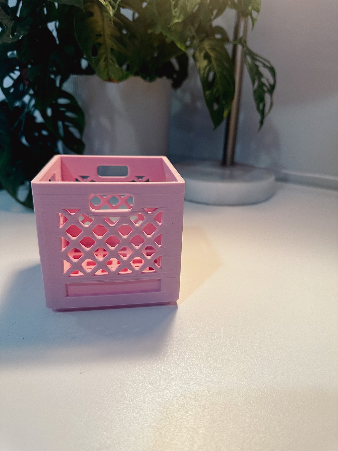 Milk Crate Desk Organizer | 3d Printed | Cute Organization | Stackable ...