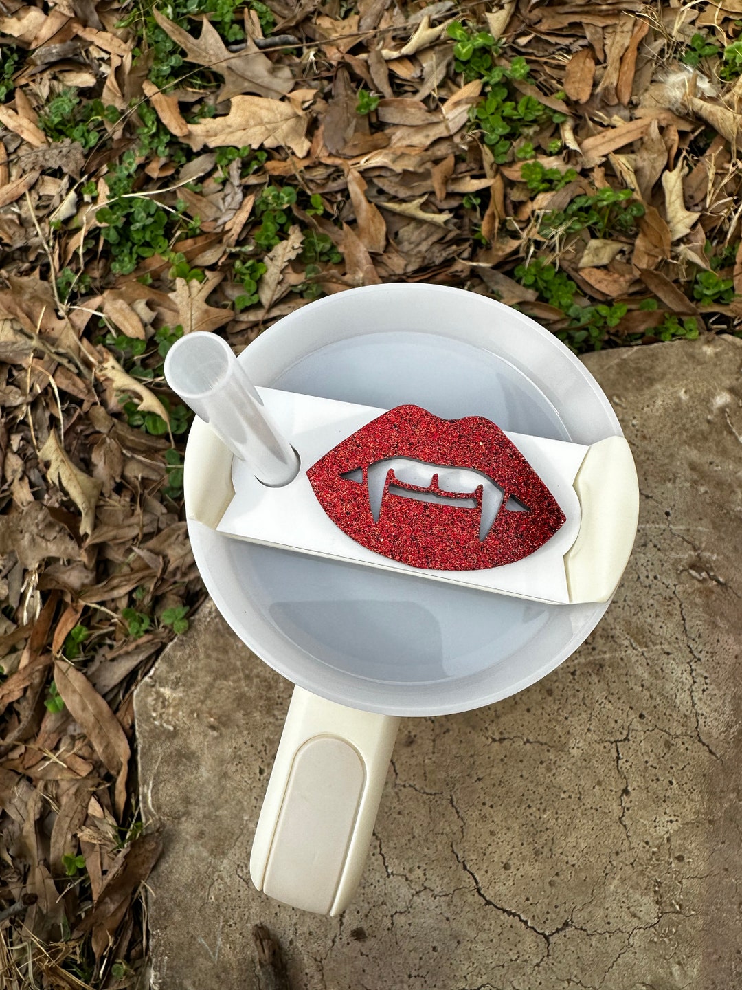 Lip Stanley Topper | Vampire Topper | Stanley Nameplate | Vampire Lips ...