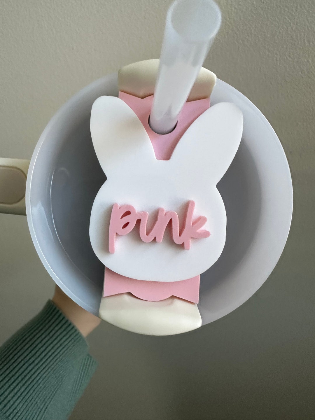 Bunny Stanley Topper Easter Stanley Topper Pastel Bunny Topper Custom ...