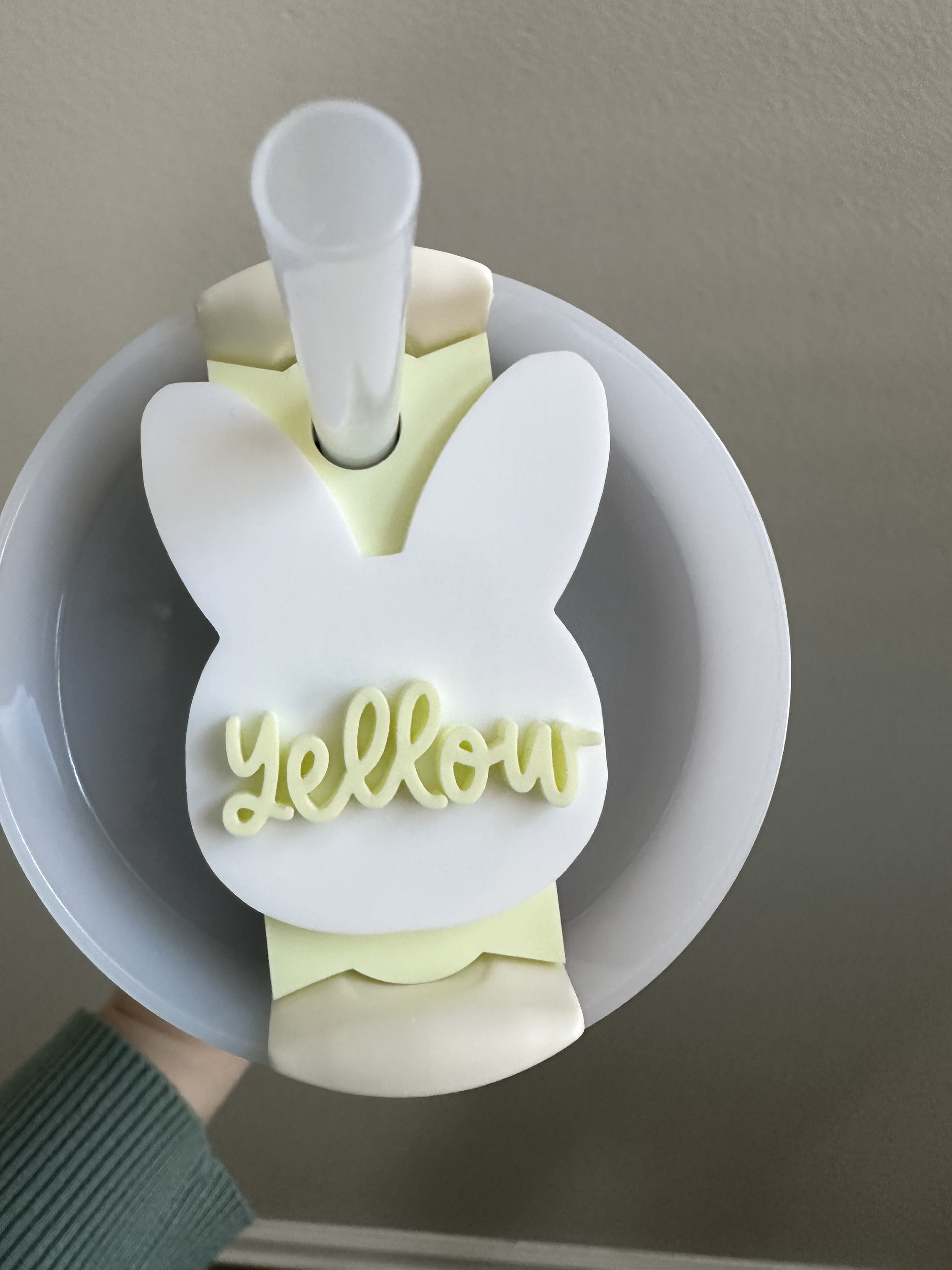 Bunny Stanley Topper Easter Stanley Topper Pastel Bunny Topper Custom ...