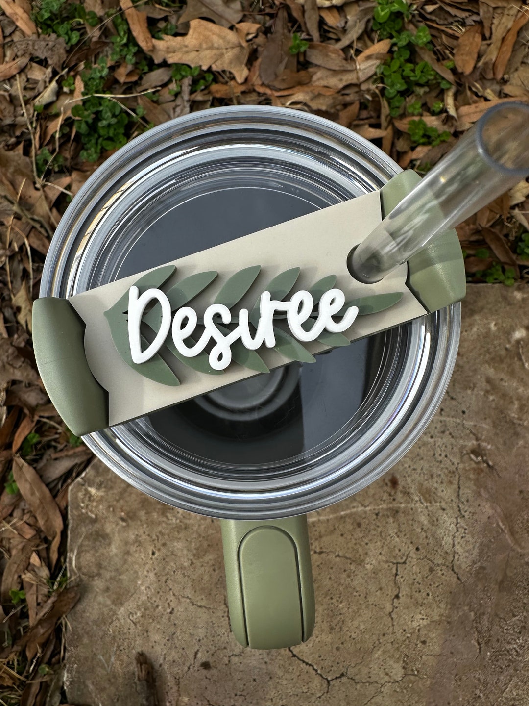 Leaf Stanley Topper | Stanley Topper | Personalized Topper | Stanley ...