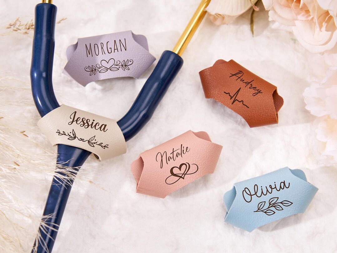 Stethoscope ID Tag,personalized Leather Stethoscope Tag,custom ...
