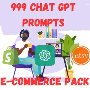 Chatgpt Prompts Bundle for E-commerce & Startup. Earn Money With ...