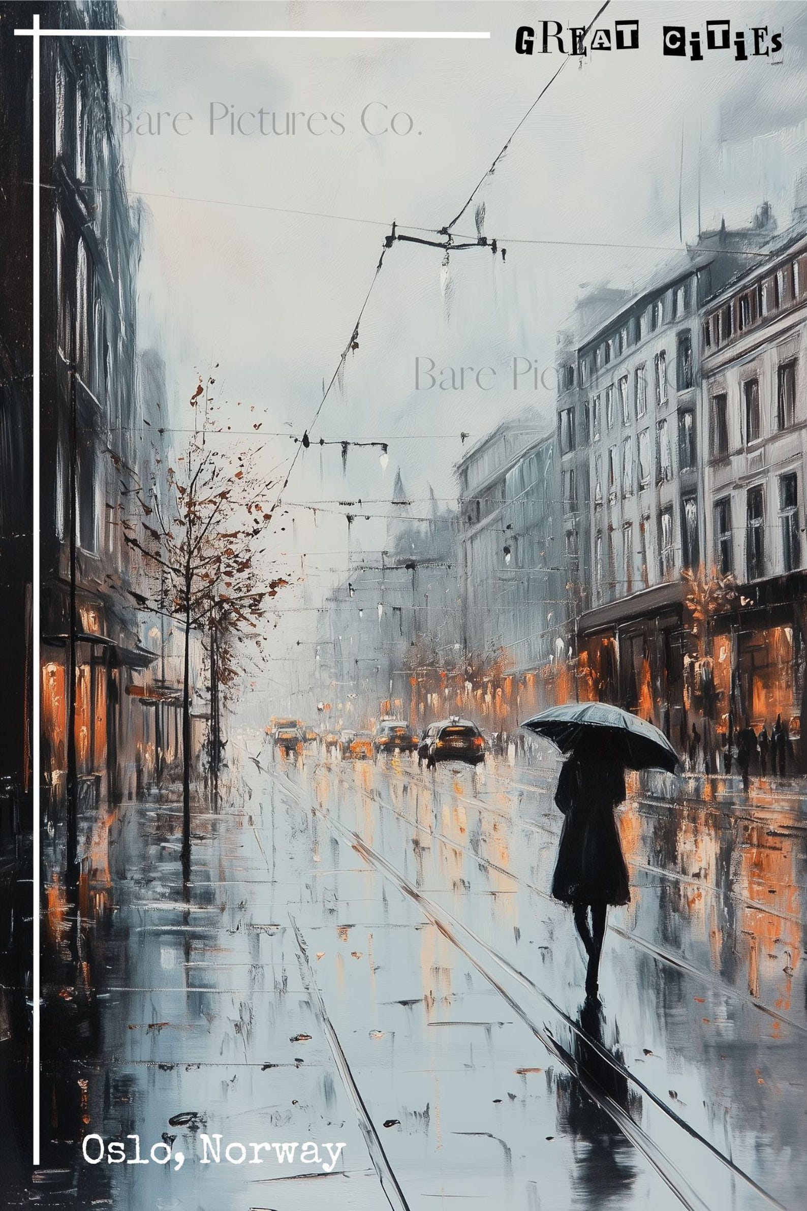 Great Cities : Oslo, Norway Abstract Art Digital Download - Etsy