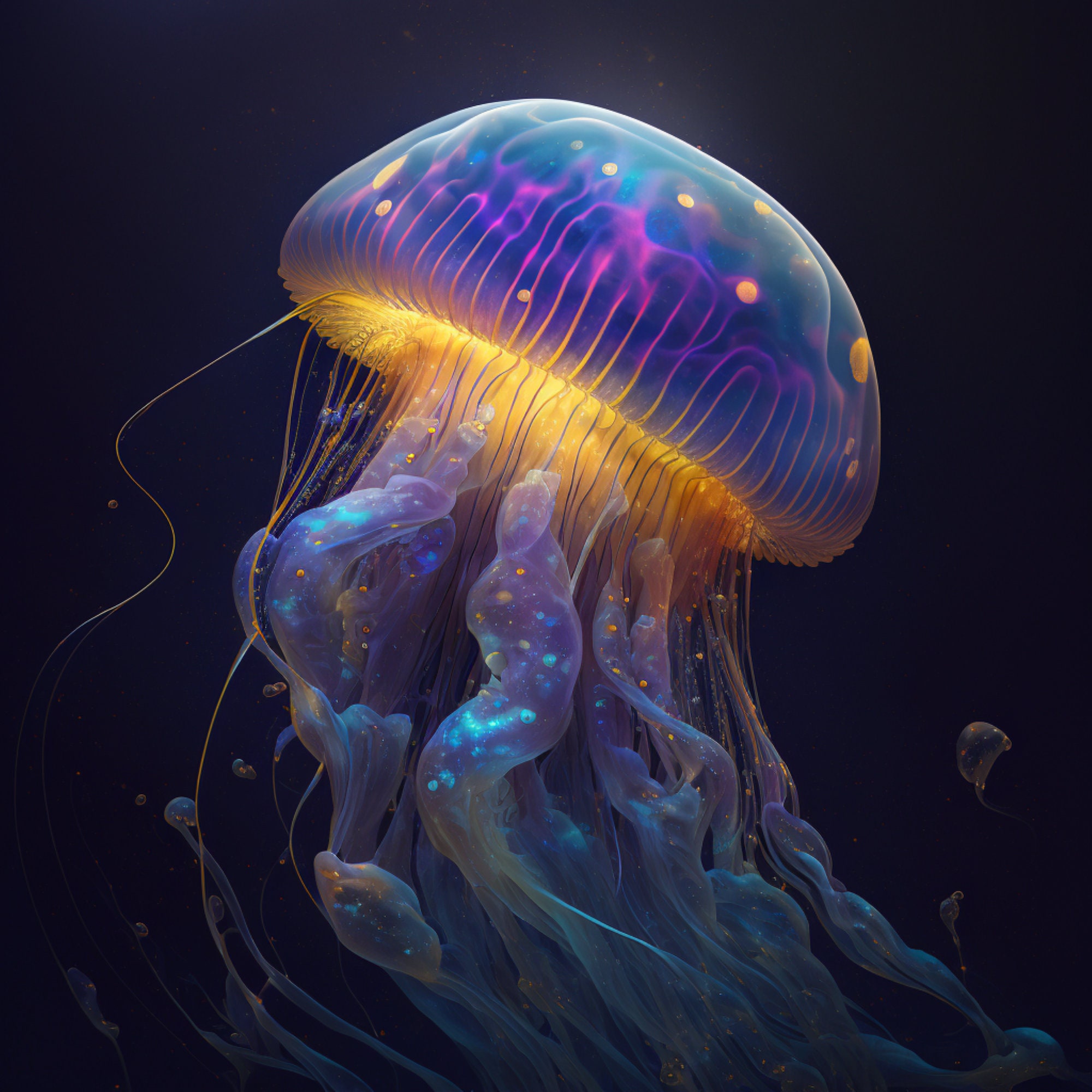 Galaxy Fish 5 Picture Art Bundle - Etsy