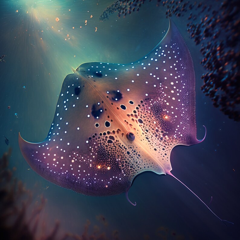 Galaxy Sea Creatures 3 Picture Art Bundle - Etsy