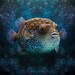 Galaxy Fish 5 Picture Art Bundle - Etsy