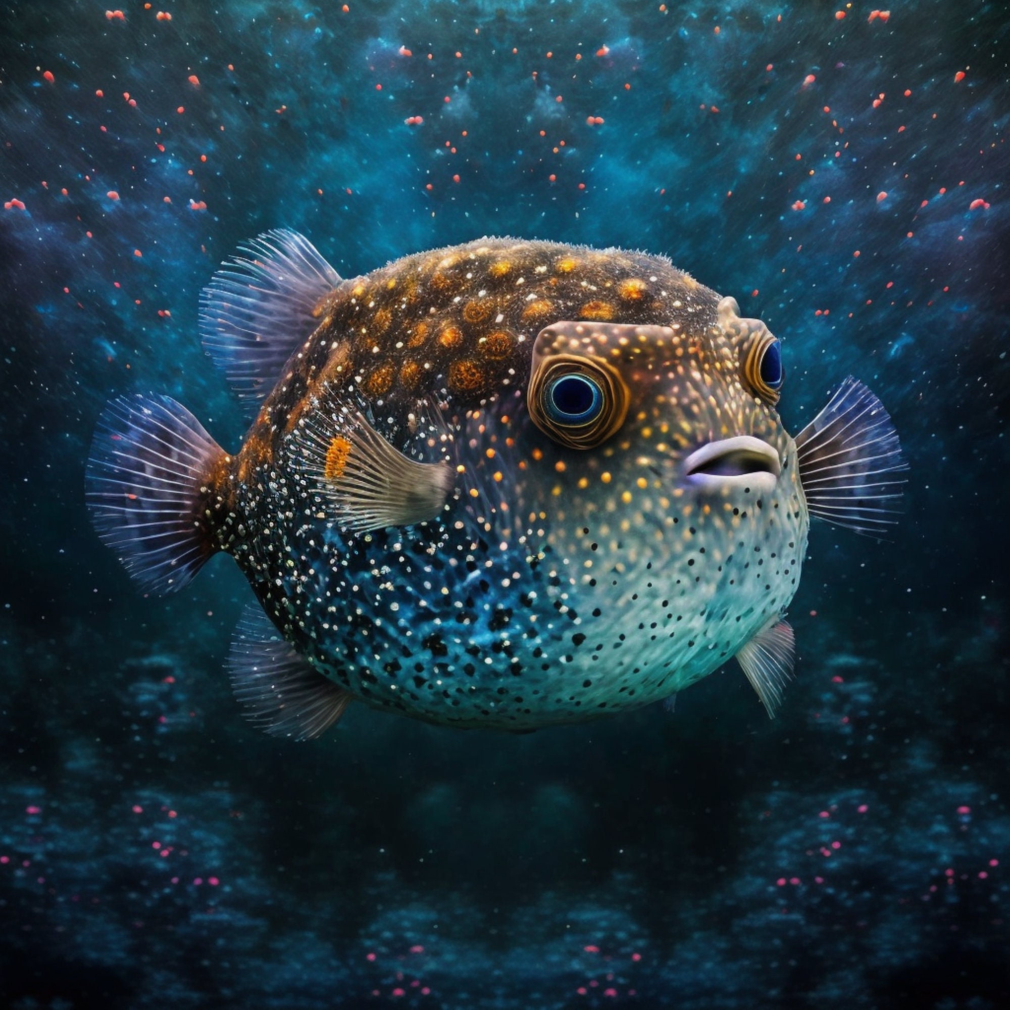 Galaxy Fish 5 Picture Art Bundle - Etsy