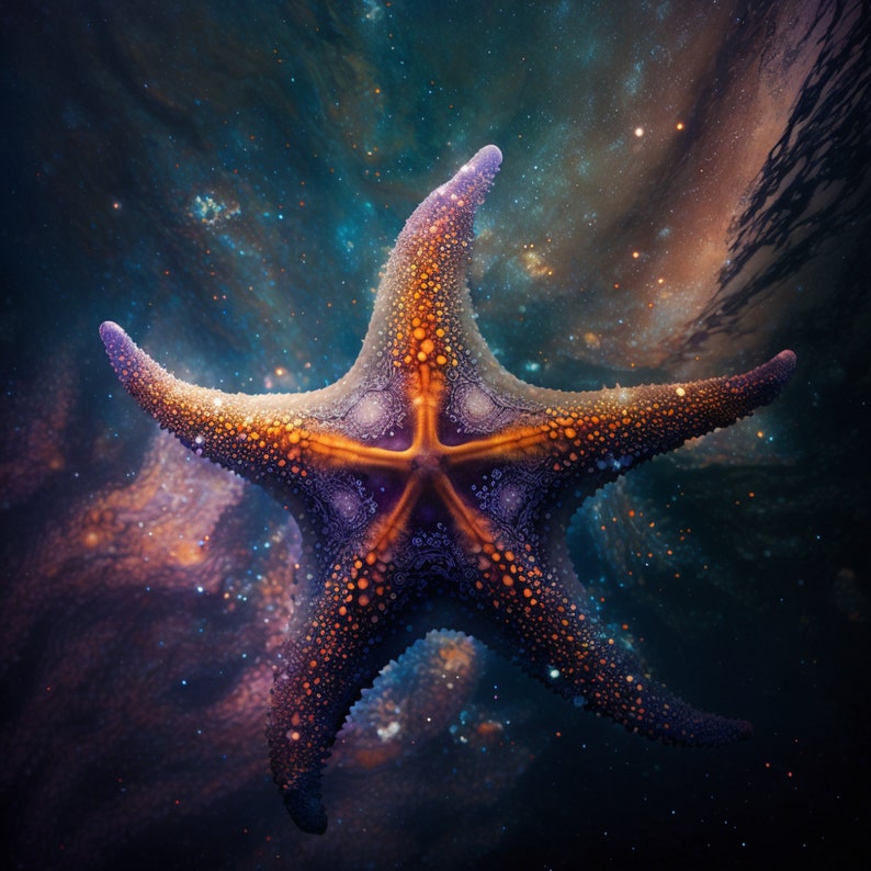 Galaxy Fish 5 Picture Art Bundle - Etsy