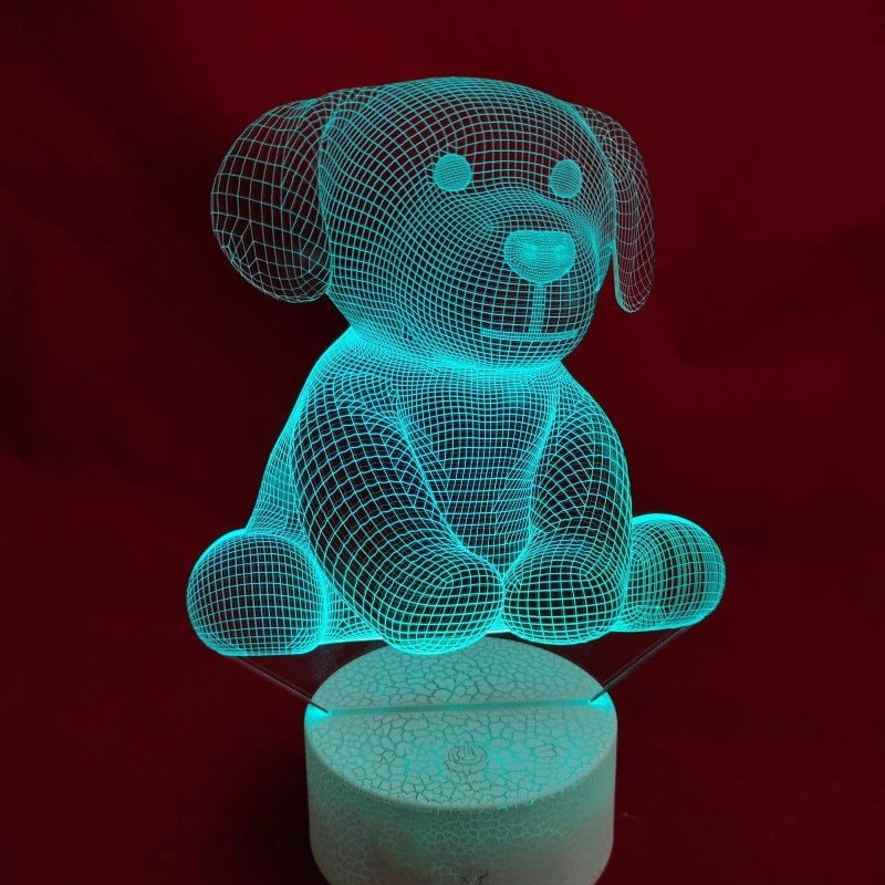 3D Led Acrylic, 3D Table Night Light Acrylic Illusion, File for Laser ...