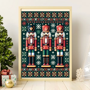 Traditional Nutcracker Trio: A Classic Christmas Delight： PDF, Digital ...