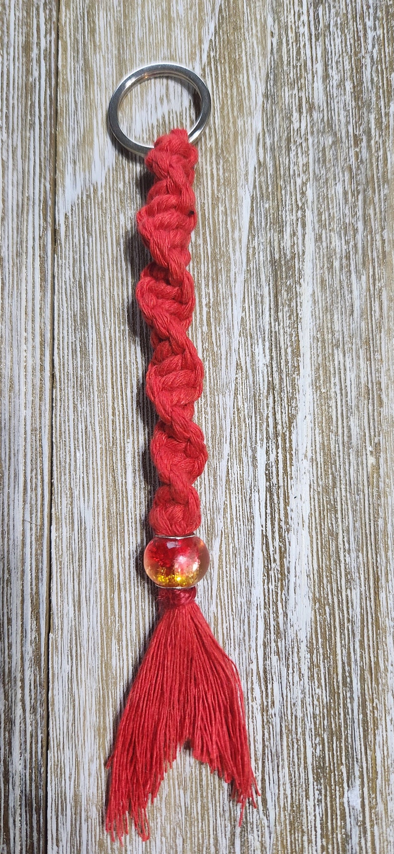 Mermaid Macrame Keychain, Ocean Key Holder, Bohemian Key Accessory ...