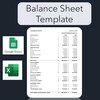 Balance Sheet Template Google Sheets Excel - Etsy