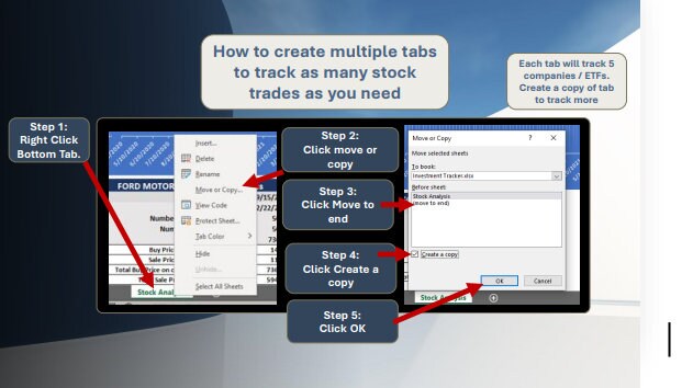 Stock Trade Tracker | Simple to Use | Track Stocks | Excel - Etsy