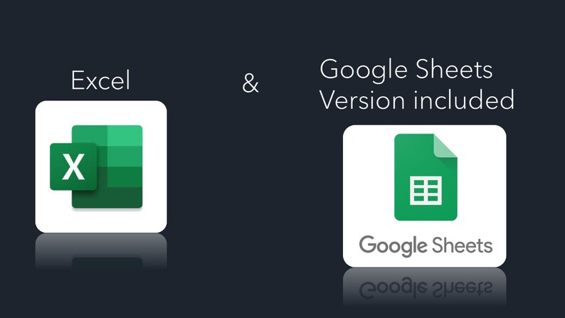 Balance Sheet Template | Excel | Google Sheets | Financial Statement - Etsy