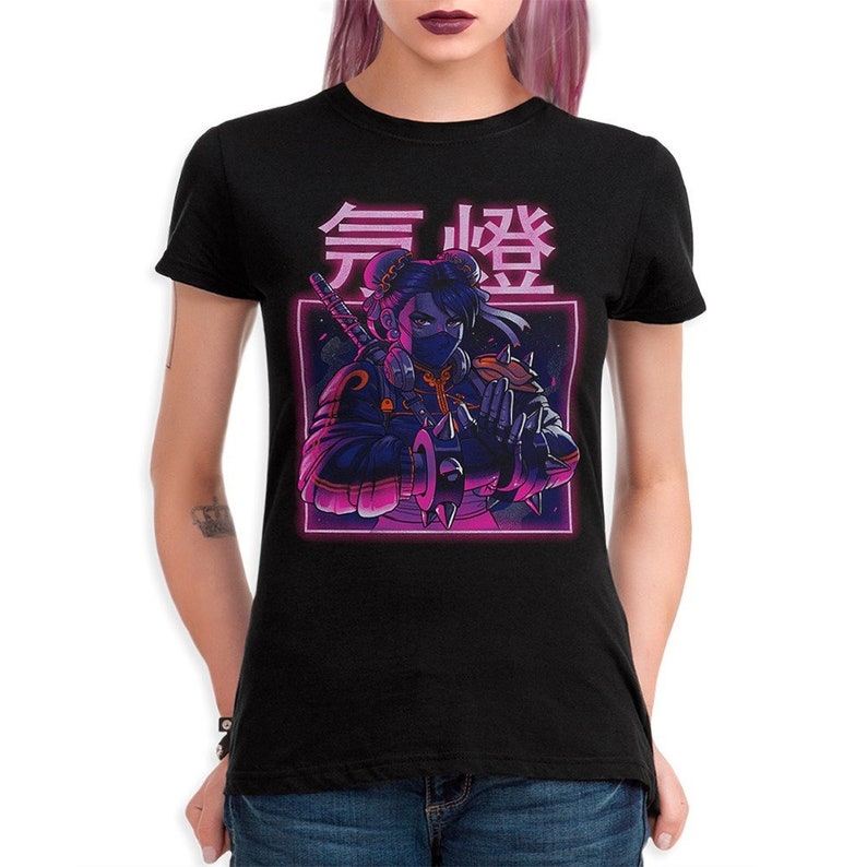 Street Fighter Chun Li Ninja T-shirt 100% Cotton Tee - Etsy