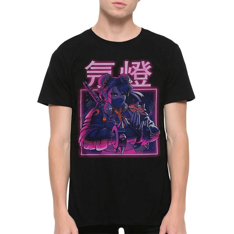 Street Fighter Chun Li Ninja T-shirt 100% Cotton Tee - Etsy