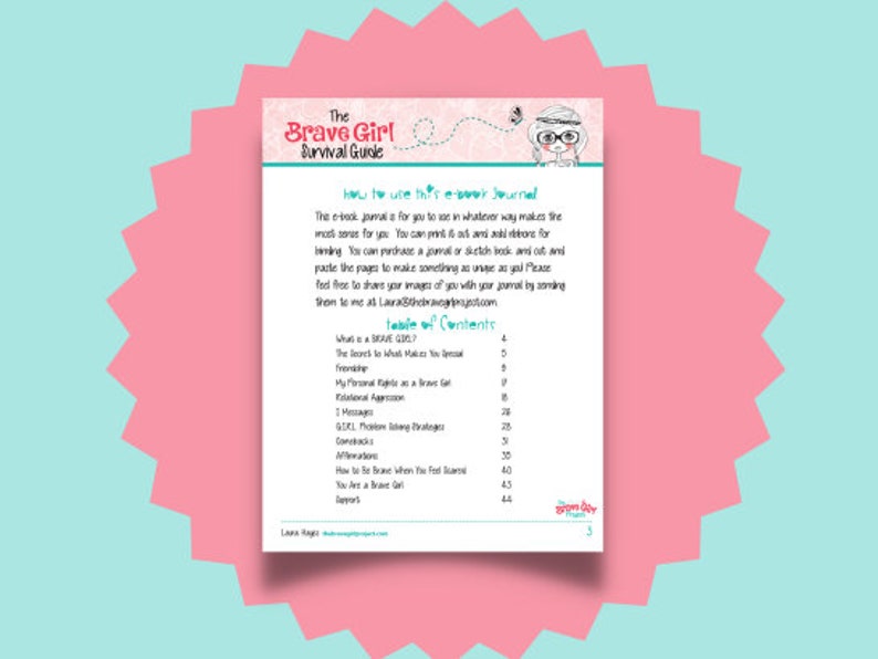 The Brave Girl Survival PDF Book, Mental Wellness for Tween, Teen ...