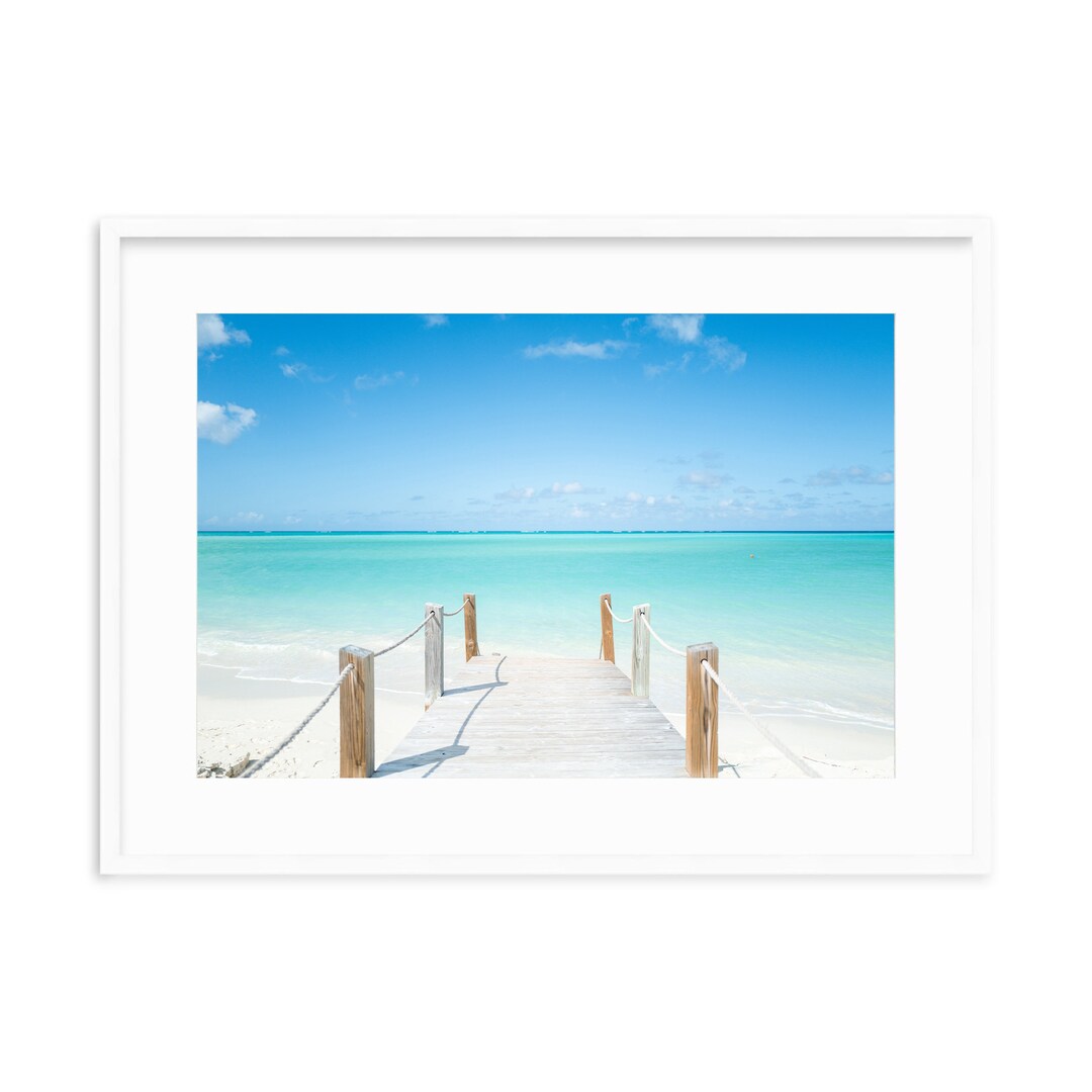 DOCKING | Fine Art Framed Prints That Arrive Ready-to-hang | Parrot Cay ...