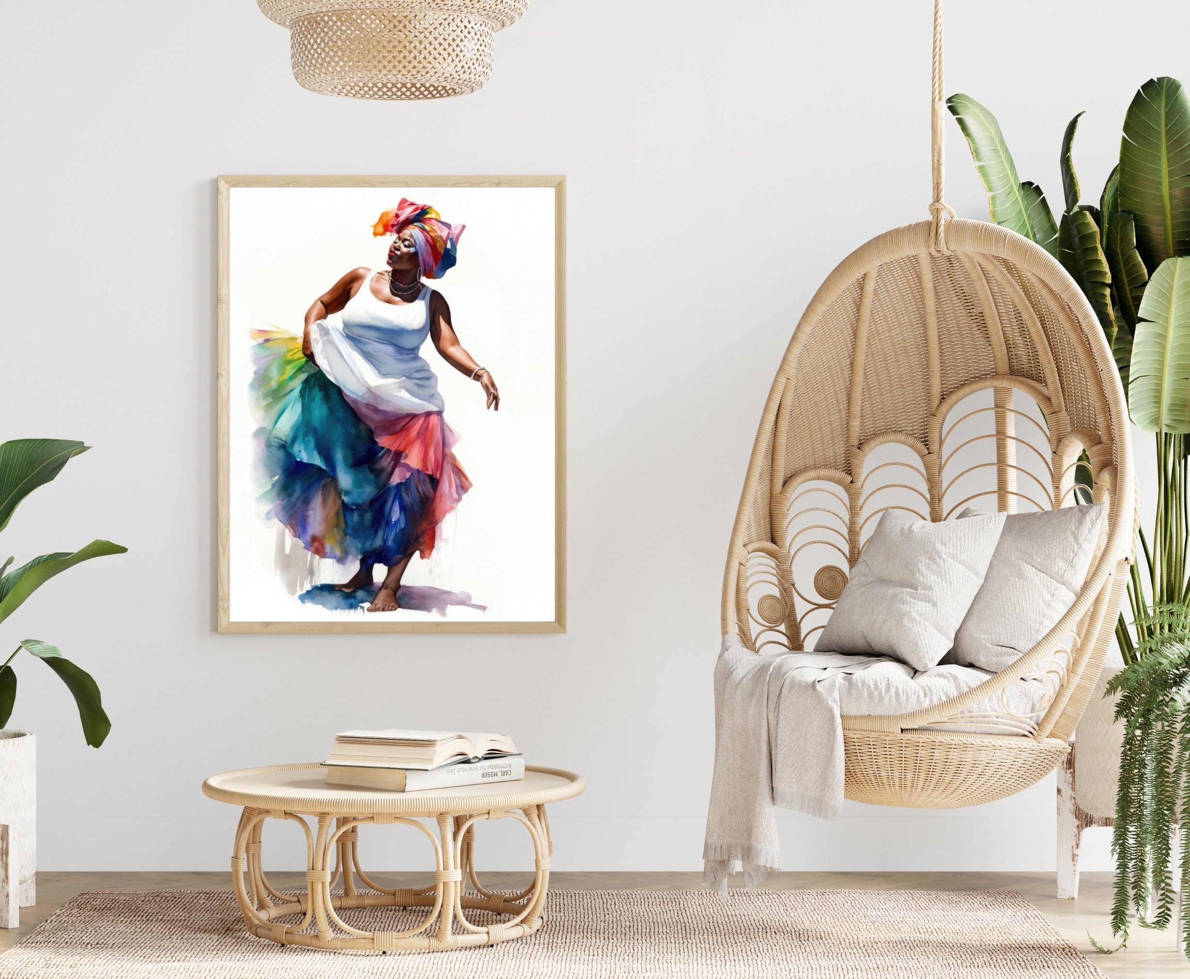 Digital Art Print Afro Caribbean Art Printable Wall Decor Tropical ...