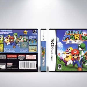 Custom Case - Super Mario 64 DS - No Game - No Manual - NDS - NDS Case ...