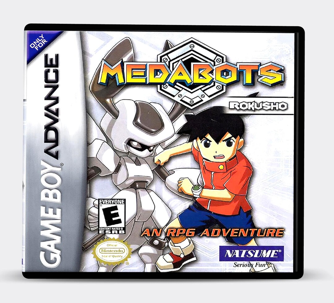 Custom Case - Medabots Rokusho - No Game - No Manual - Gameboy Advance ...