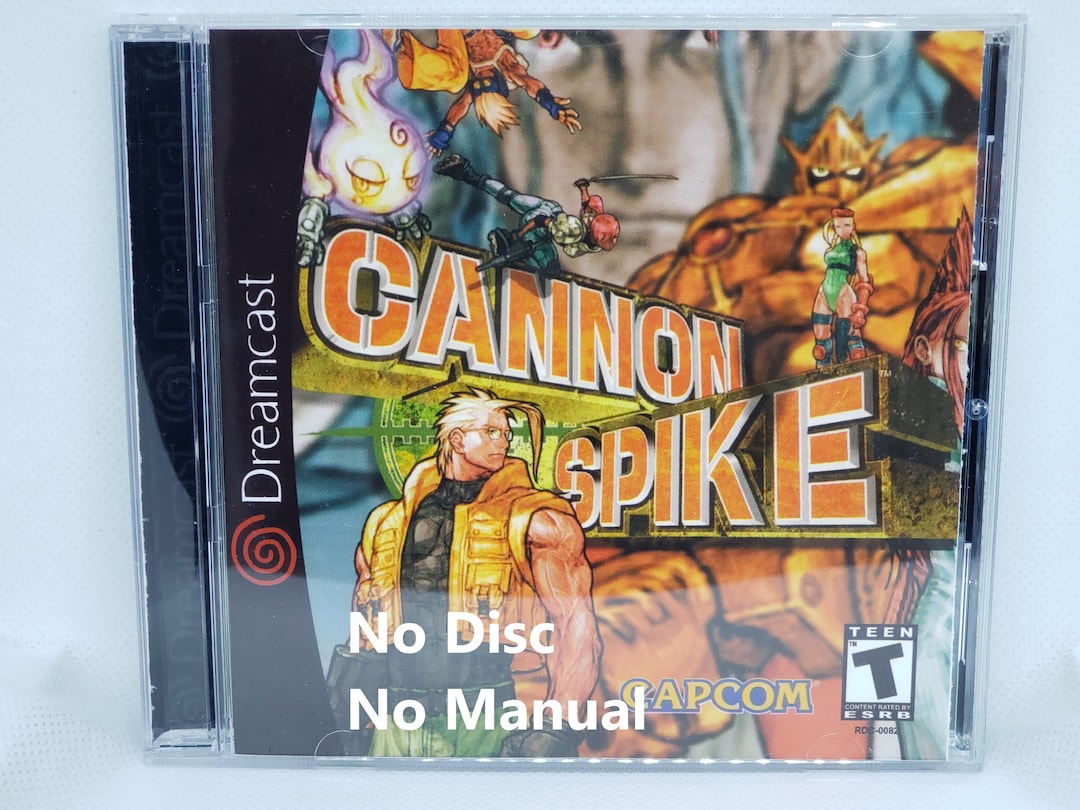 Cannon Spike Reproduction Case - No Disc - No Manual - Sega Dreamcast ...
