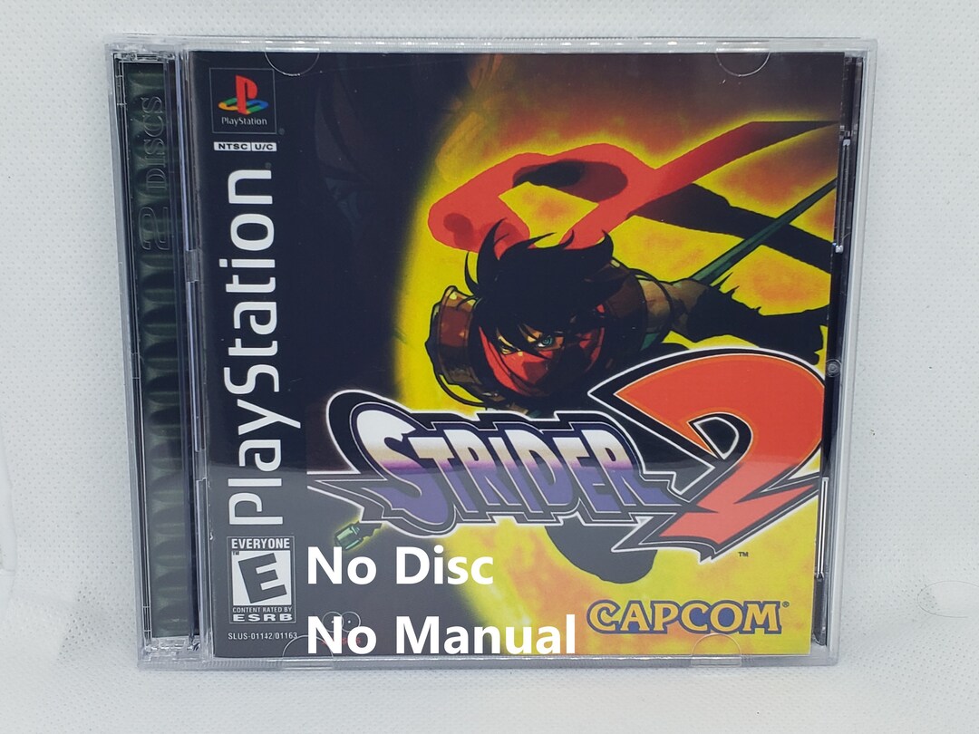 Strider 2 Reproduction Case - No Disc - No Manual - PS1 - Sony ...