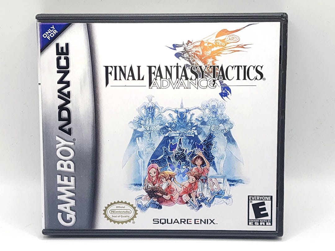 Custom Case - Final Fantasy Tactics - No Game - No Manual - Gameboy ...
