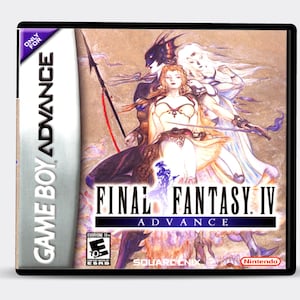 Custom Case - Final Fantasy IV - No Game - No Manual - Gameboy Advance ...