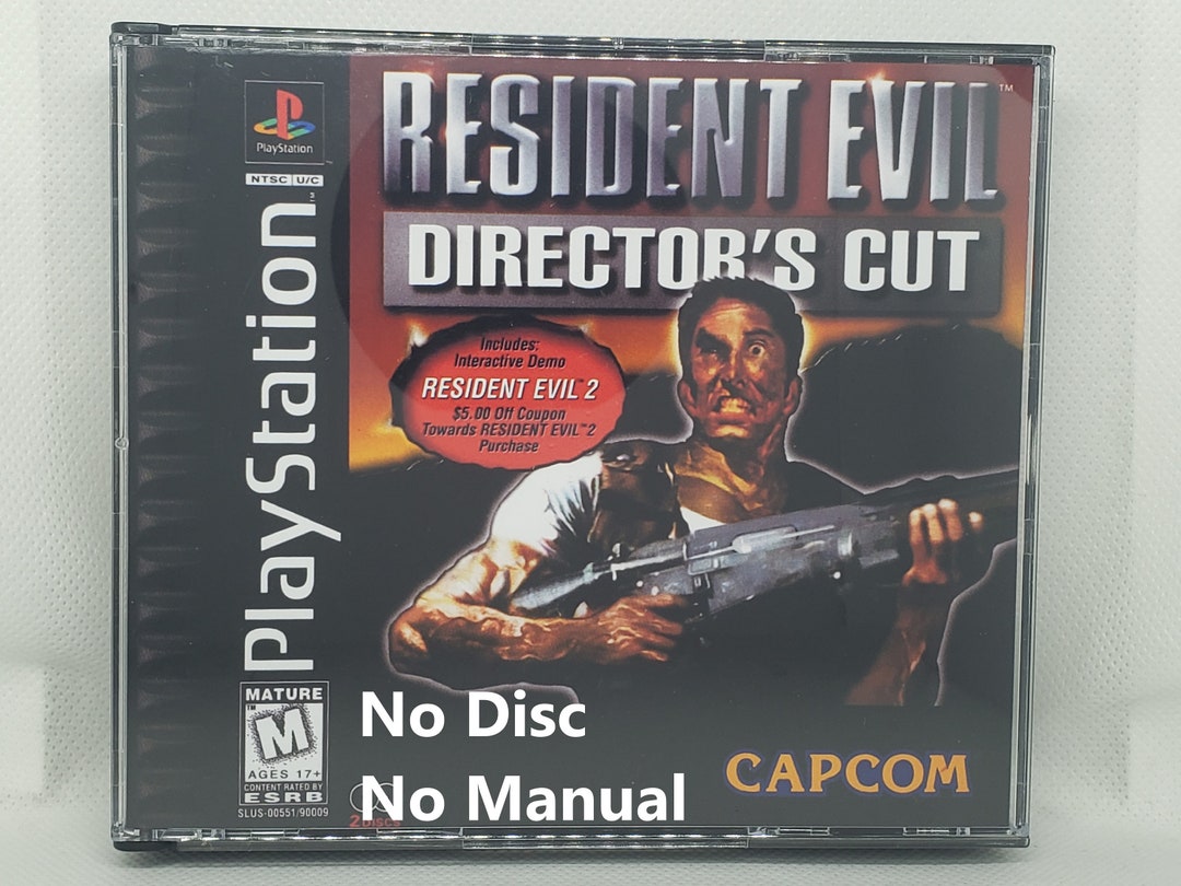 Resident Evil Director's Cut Reproduction Case - No Disc - No Manual ...