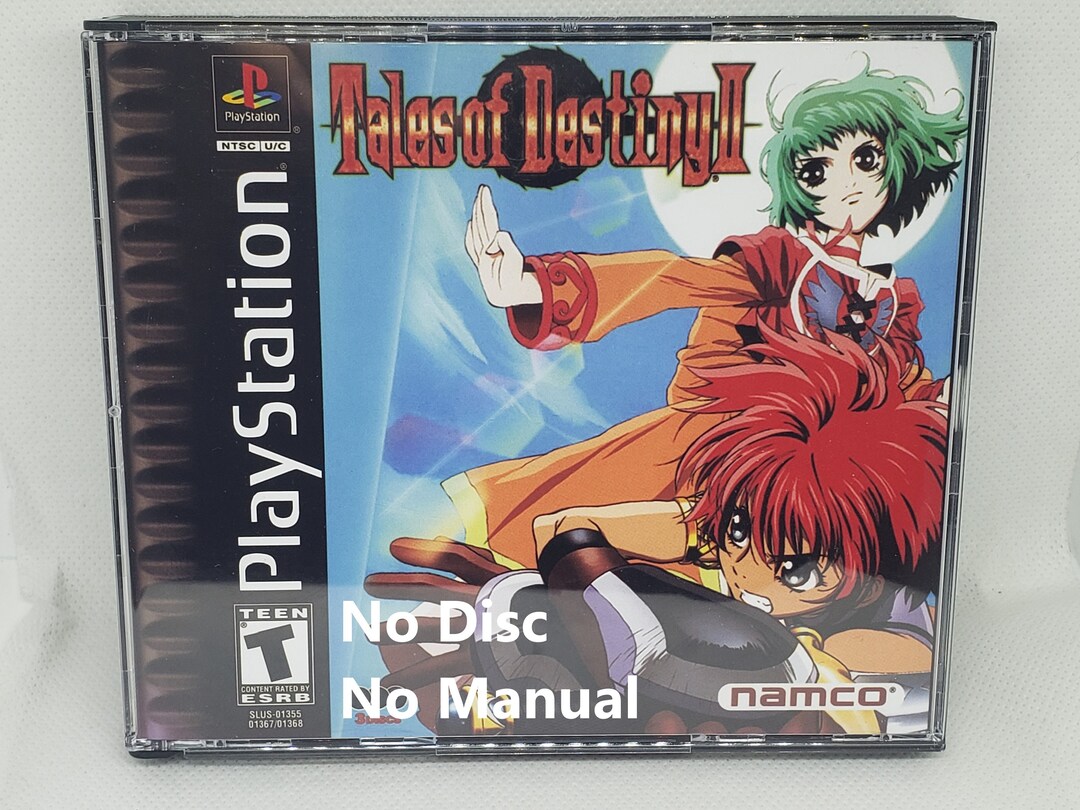 Tales of Destiny II Reproduction Case - No Disc - No Manual - PS1 ...