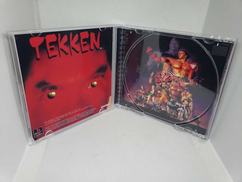 Tekken Reproduction Case - No Disc - No Manual - PS1 - Sony Playstation ...