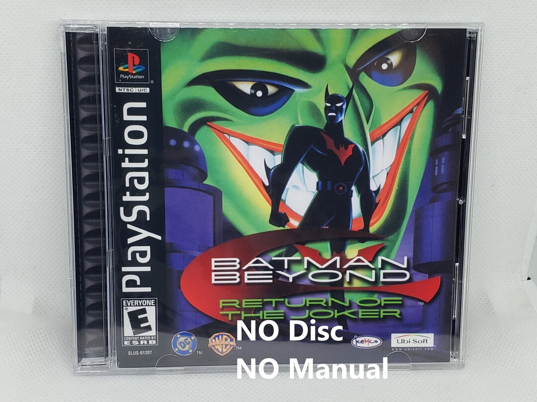 Batman Beyond Reproduction Case No Disc No Manual PS1 Sony Playstation ...