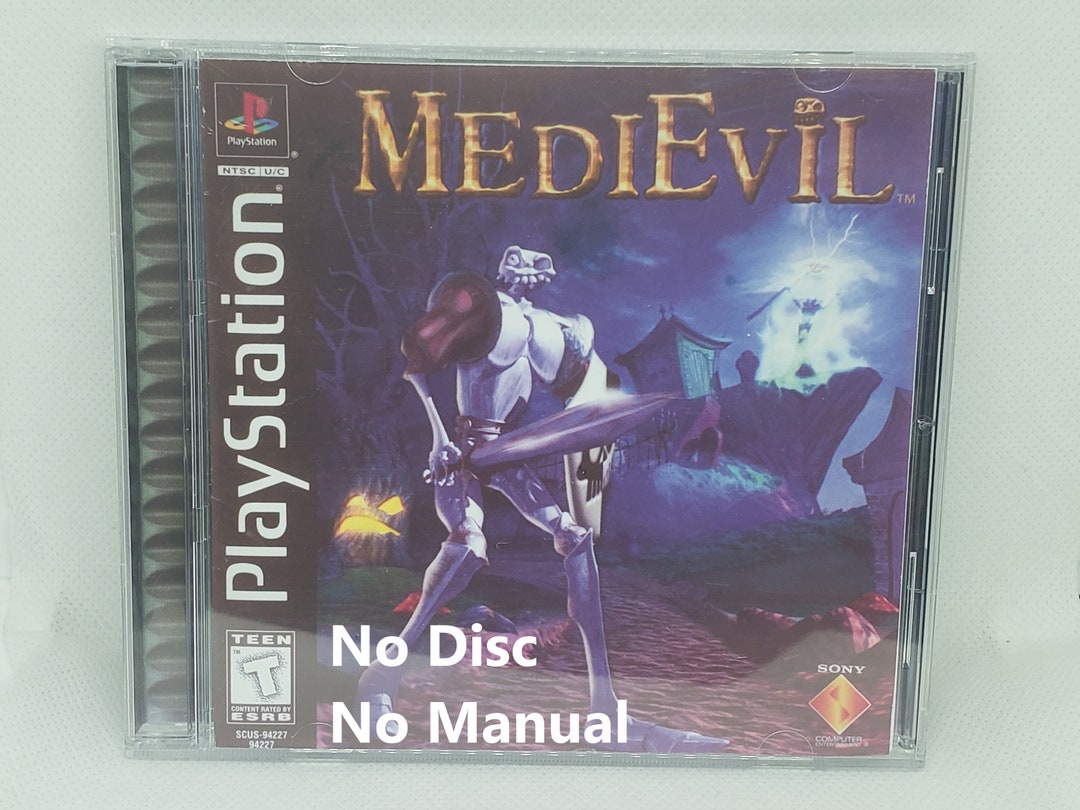 Medievil Reproduction Case - No Disc - No Manual - PS1 - Sony ...