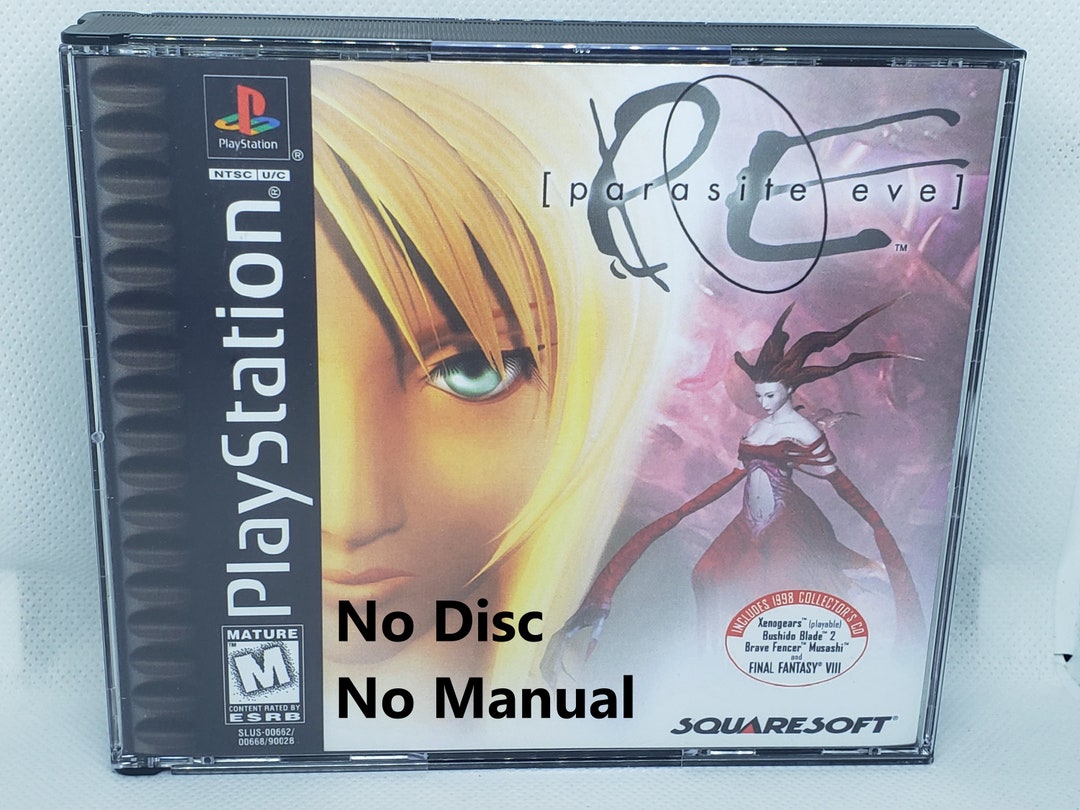 Parasite Eve Reproduction Case - No Disc - No Manual - PS1 - Sony ...