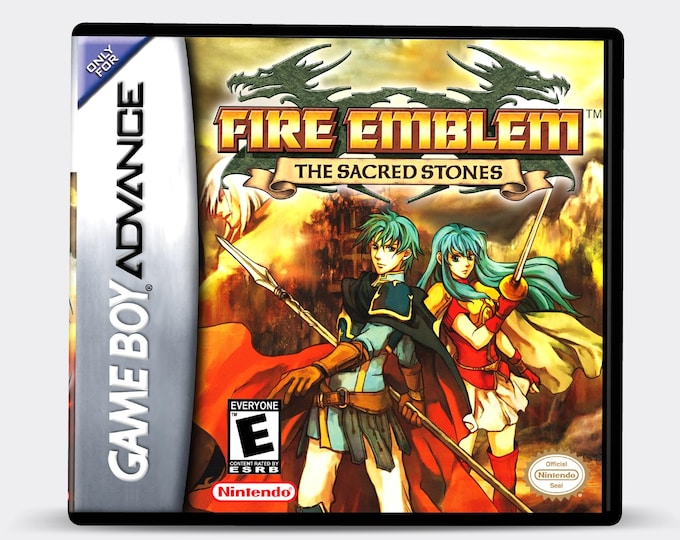 Ds Game Case for Fire Emblem FE7 on GBA PAL/USA Fire Emblem Gamebox ...