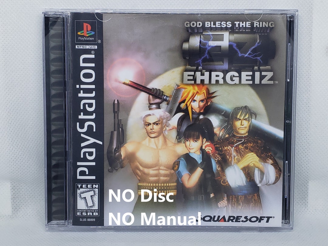 Ehrgeiz Reproduction Case No Disc No Manual PS1 Sony Playstation 1 - Etsy