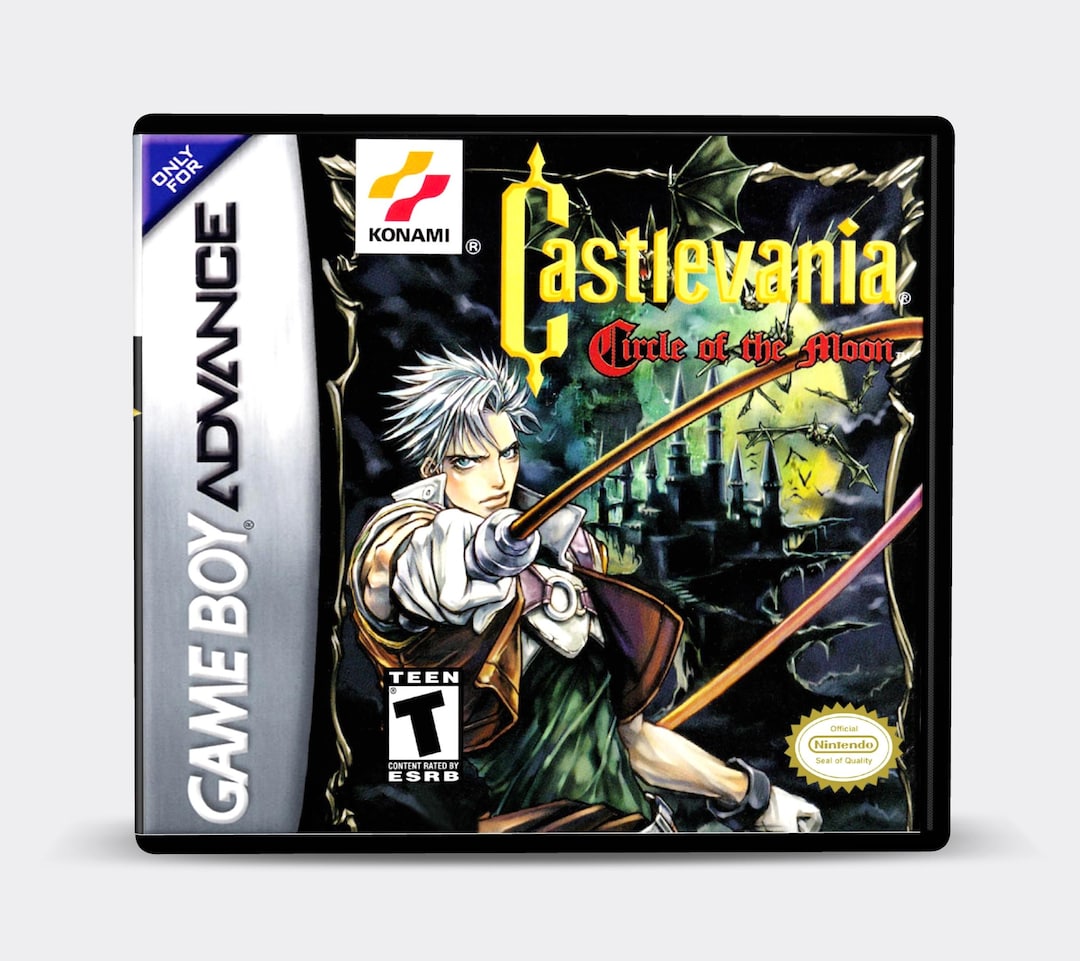 Custom Case - Castlevania Circle of the Moon - No Game - No Manual ...