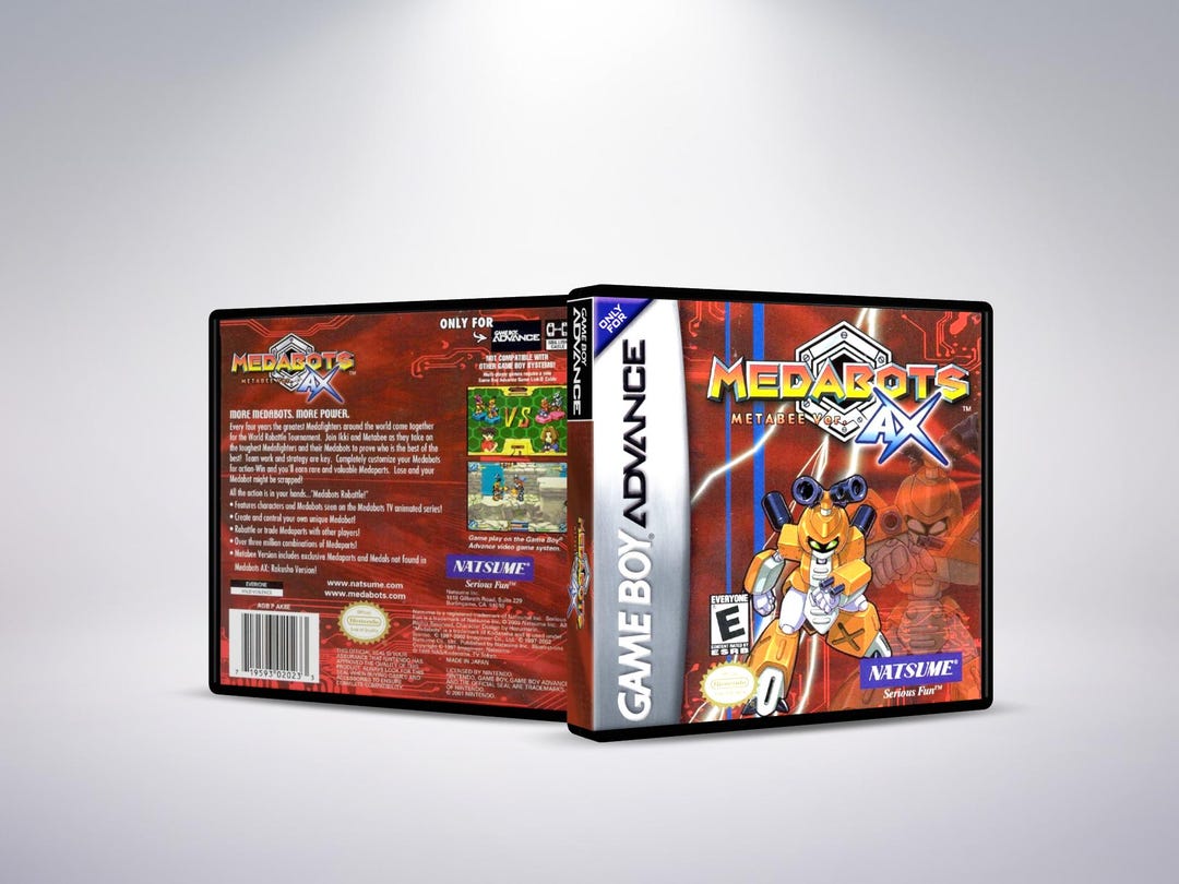 Custom Case - Medabots AX - Metabee Version - No Game - No Manual ...