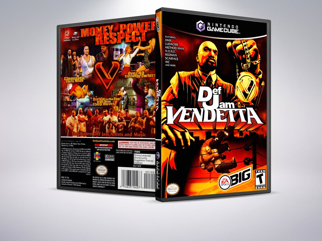 Replacement Case Def Jam Vendetta No Disc No Manual Gamecube - Etsy