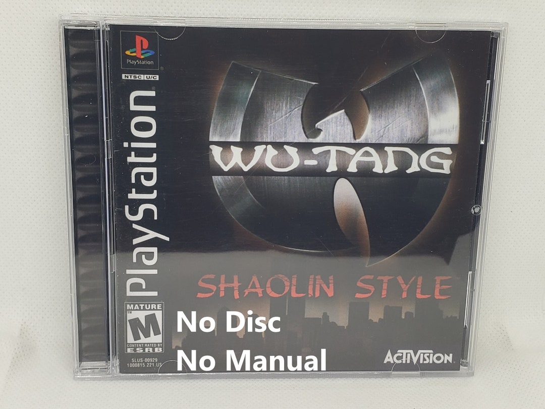 Wu-tang Reproduction Case - No Disc - No Manual - PS1 - Sony ...