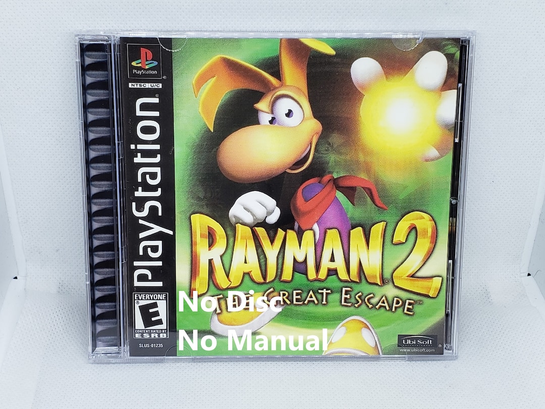 Rayman 2 Reproduction Case No Disc No Manual PS1 Sony Playstation 1 - Etsy