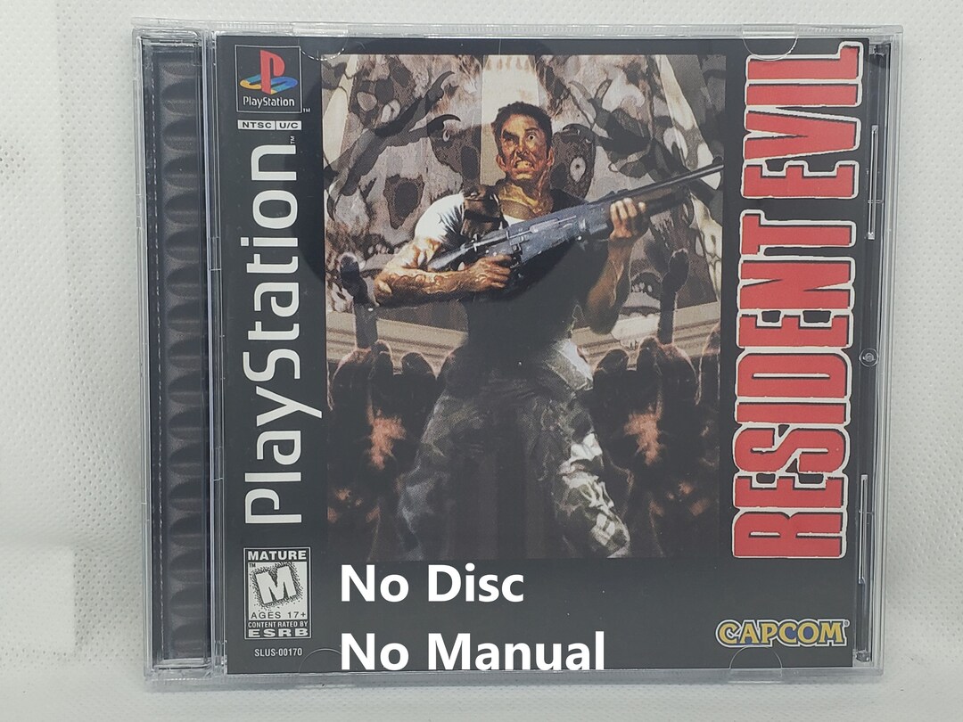 Resident Evil Reproduction Case - No Disc - No Manual - PS1 - Sony ...