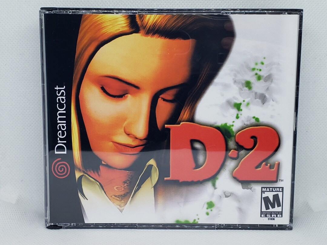 D2 Reproduction Case - No Disc - No Manual - Sega Dreamcast - Etsy
