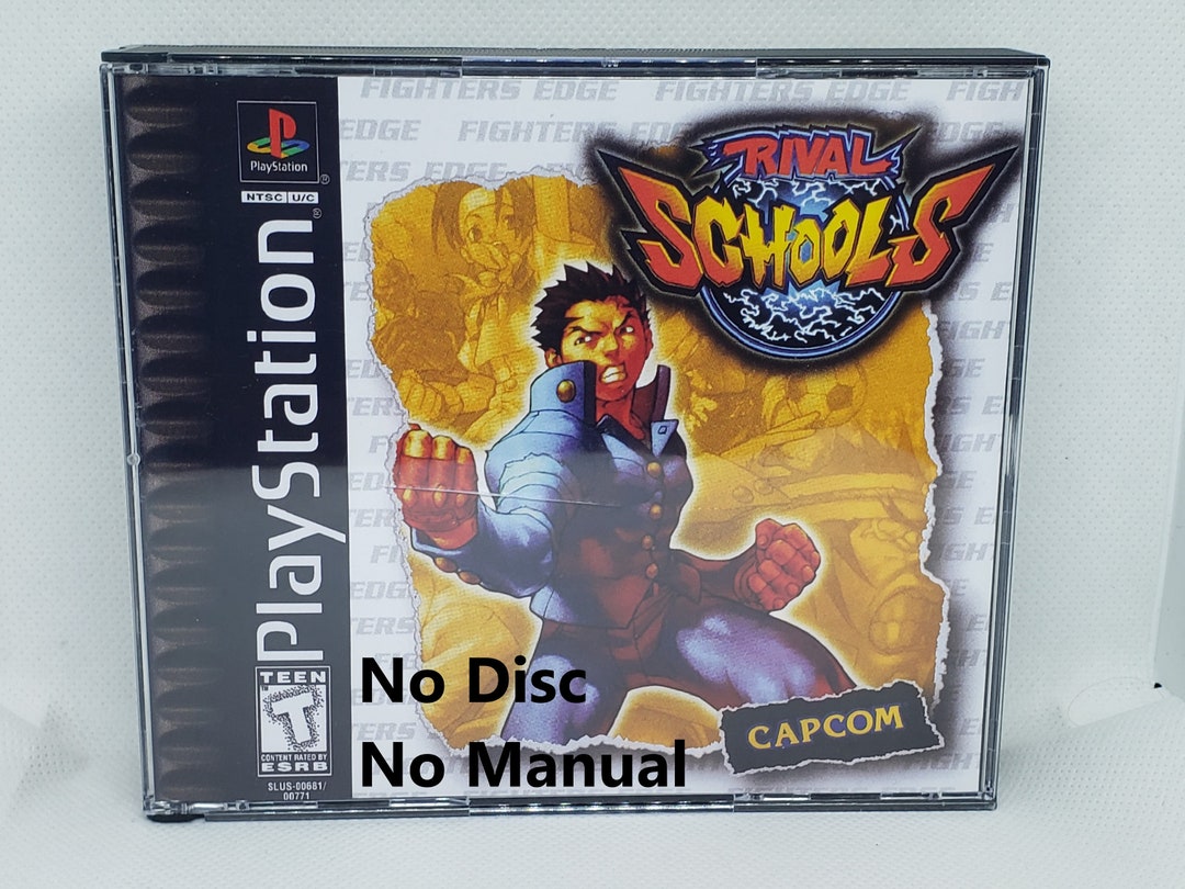 Rival Schools Reproduction Case - No Disc - No Manual - PS1 - Sony ...